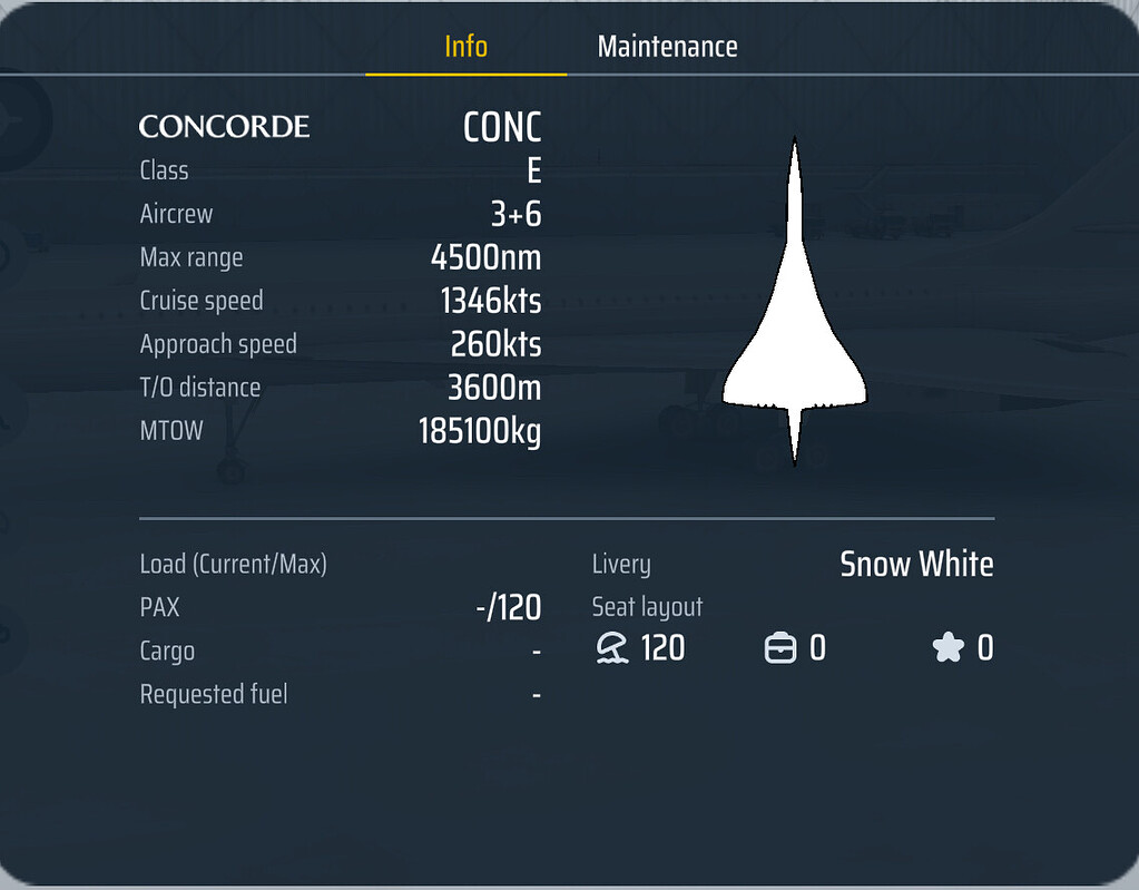 Aircraft - The Concorde - Aircraft Wiki - World of Airports forum