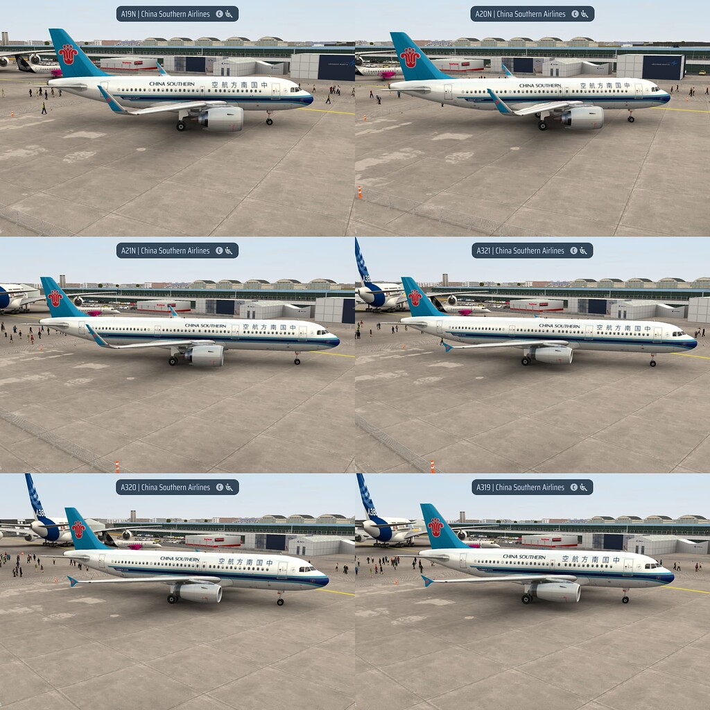 China Southern Airlines A320/A321/A319 SkyTeam Alliance logo should be ...