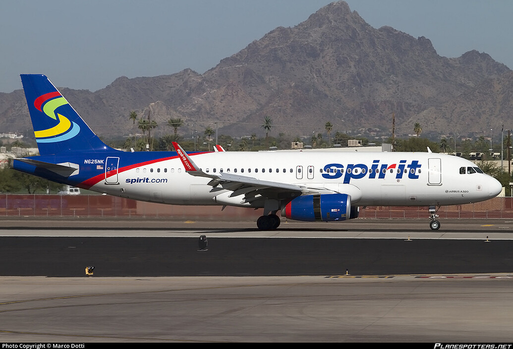 NKS / A320 - Spirit Airlines (Old Colors livery) - Livery - World of ...