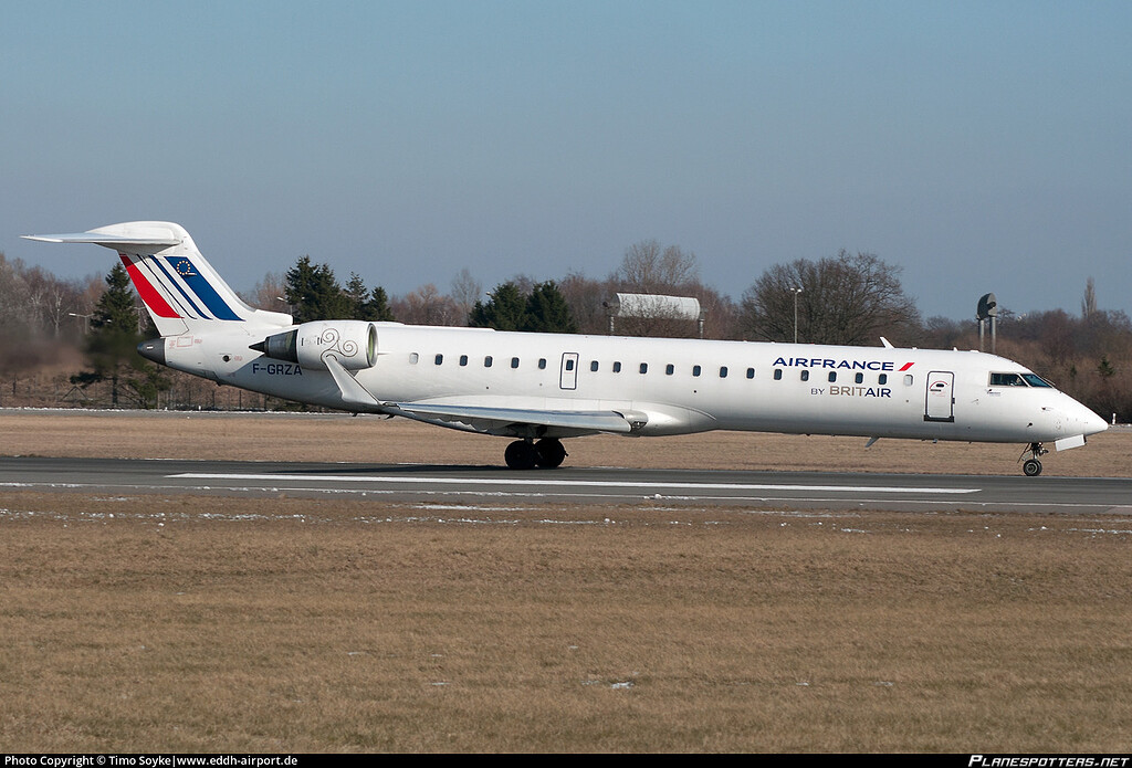 BZH / CRJ7 - Air France Hop (Brit Air livery) - Livery - World of ...