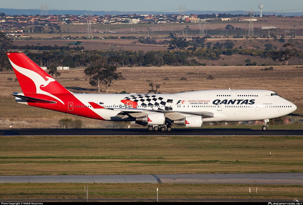 QFA / B744 - Qantas (Qantas Australian Grand Prix 2011 livery) - Livery ...