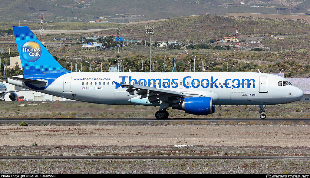 TCX / A320 - Thomas Cook (Globe livery) - Livery Suggestions - Flyboys ...