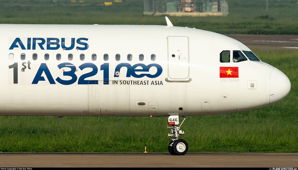 VJC / A21N - VietJet Air (First A321neo in Southeast Asia Sticker ...