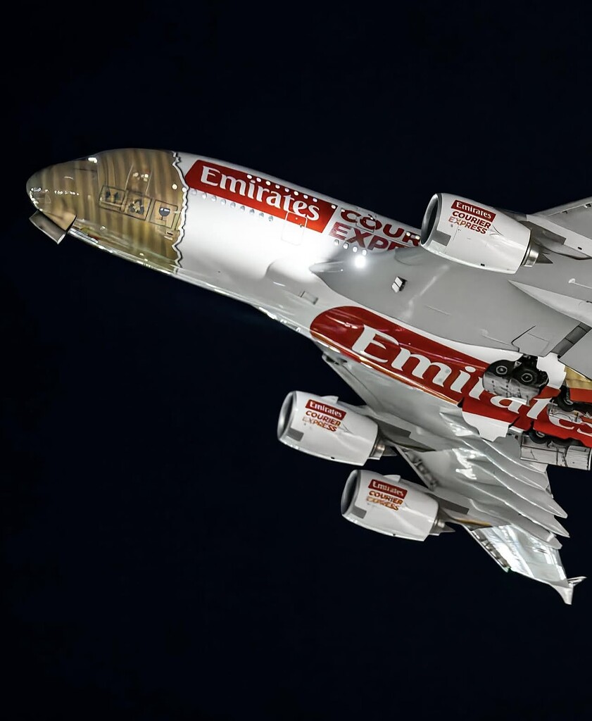 UAE / A388 - Emirates (Emirates Courier Express) - Livery - World of ...