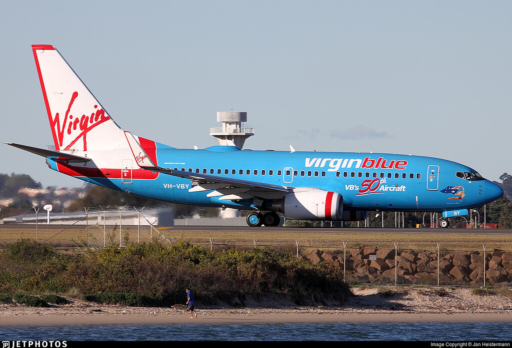VOZ / B737 - Virgin Australia (Virginia Blue livery) - Livery ...