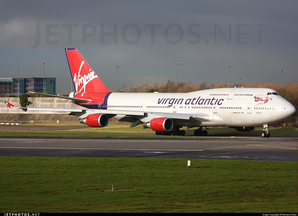 VIR / B744 - Virgin Atlantic (Old Colors 1999-2006 livery) - Livery ...