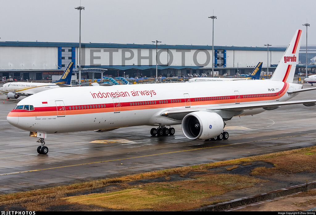 GIA / B77W - Garuda Indonesia (Retro 1969-1985 livery) - Livery ...