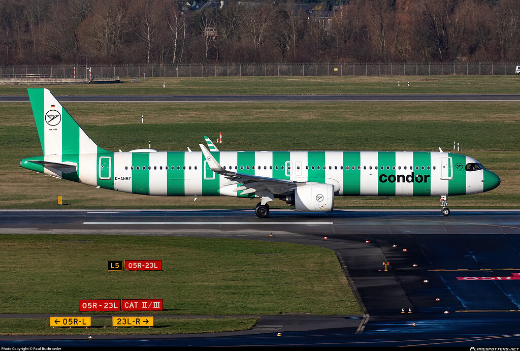 CFG / A21N - Condor (Yellow/Green/Blue liveries) - Livery - World of ...