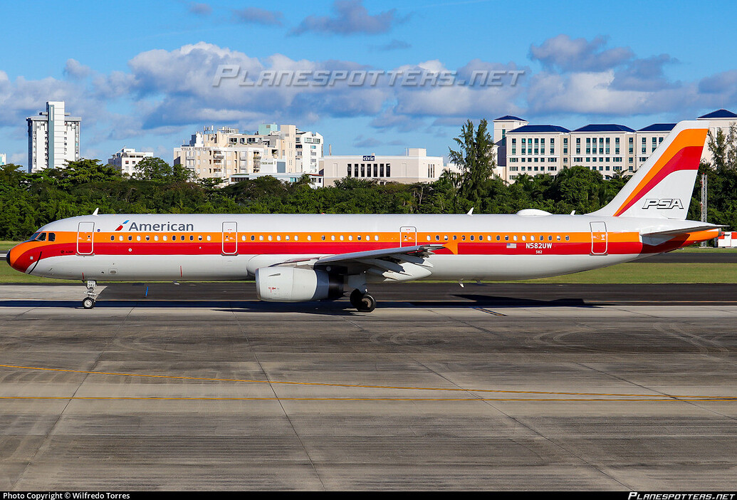 AAL / A321 - American Airlines (PSA Heritage livery) - Livery ...