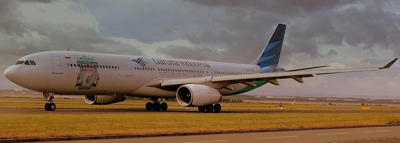 GIA / A333 - Garuda Indonesia (Liverpool F.C. livery) - Livery ...