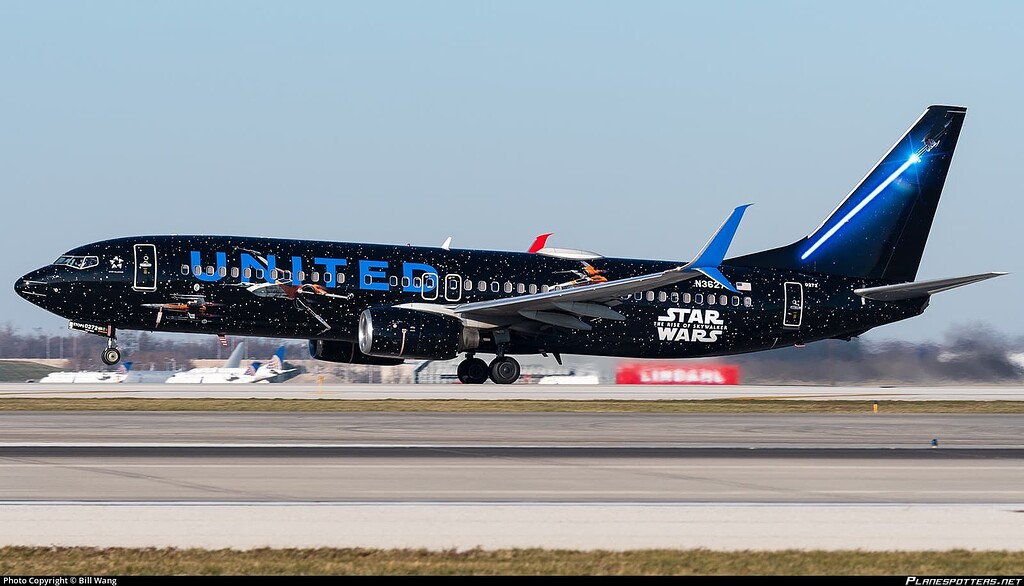 UAL / B738 - United (Star Wars: The Rise of Skywalker livery) - Livery ...