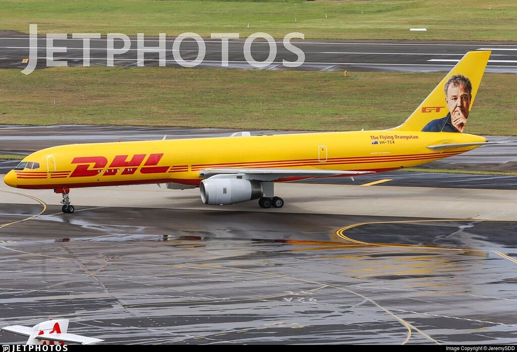 TMN / B752CF - DHL (The Flying Orangutan livery) - Livery Suggestions ...