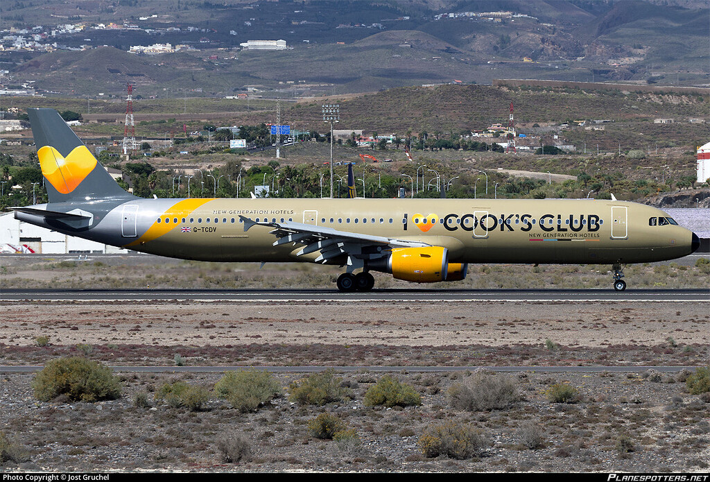 TCX / A321 - Thomas Cook ("I Cook's Club" livery) - Livery Suggestions ...