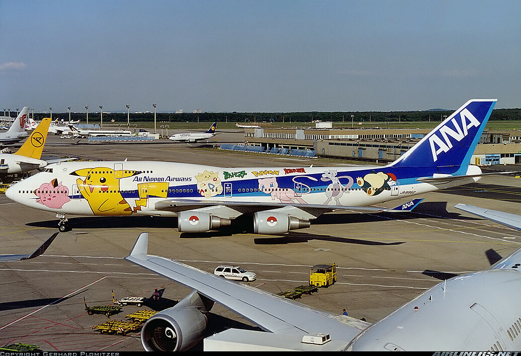 ANA / B744 - All Nippon Airways (Pokémon Jet International livery ...