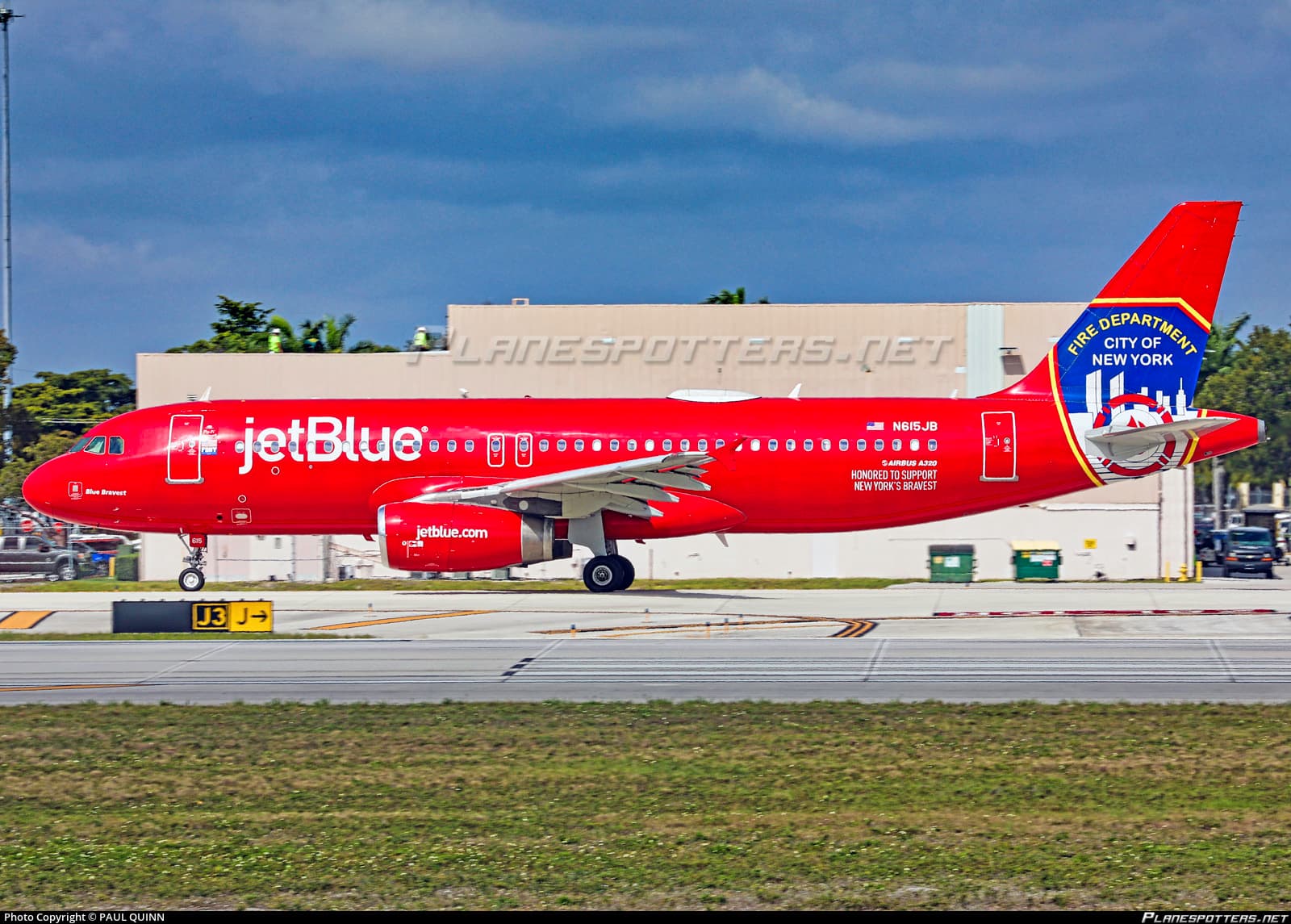 JBU / A320 - JetBlue Airlines (New York City Fire Department ) - Livery ...
