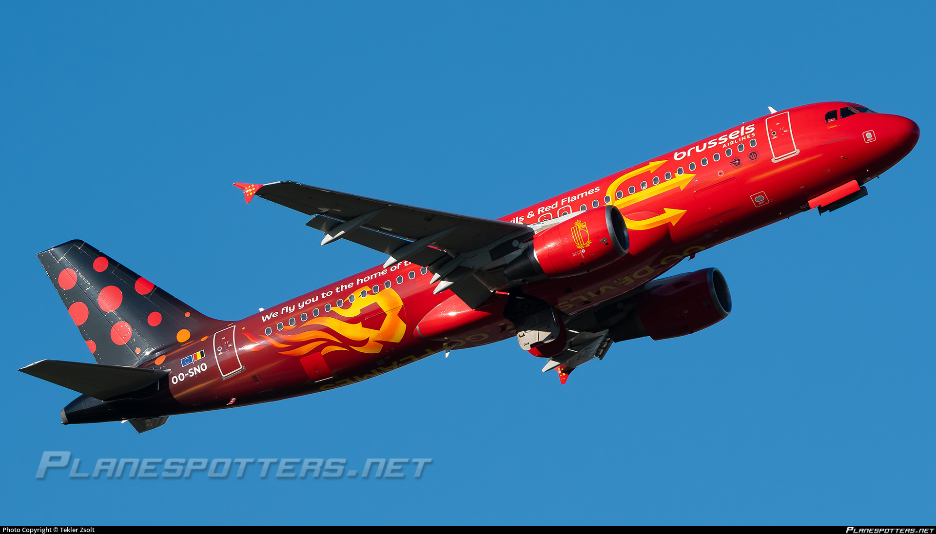 BEL / A320 - Brussels Airlines (Belgian Icons - Red Devils / Red Flames ...