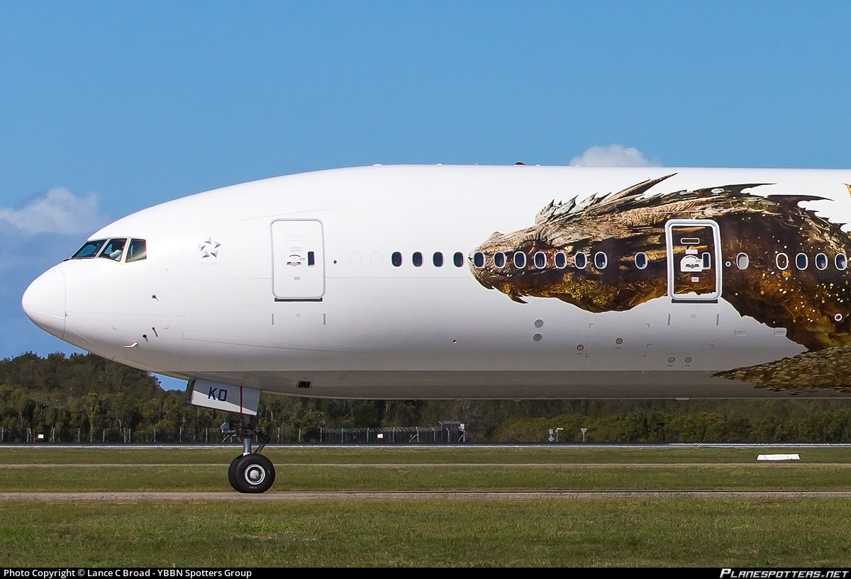 ANZ / B77W - Air New Zealand (Hobbit Smaug livery) - Livery Suggestions ...