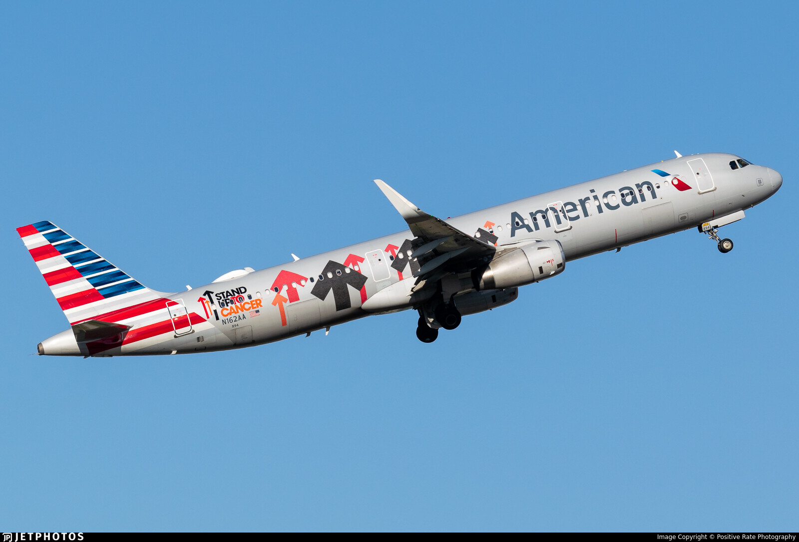 AAL / A321 - American Airlines (Stand Up To Cancer livery) - Livery ...