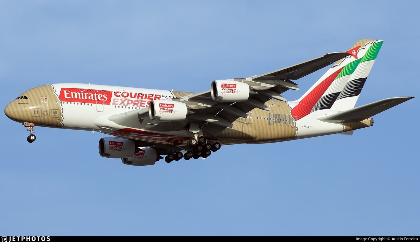 UAE A388 Emirates Emirates Courier Express Livery World Of UAE A388 Emirates Emirates Courier Express Livery World Of