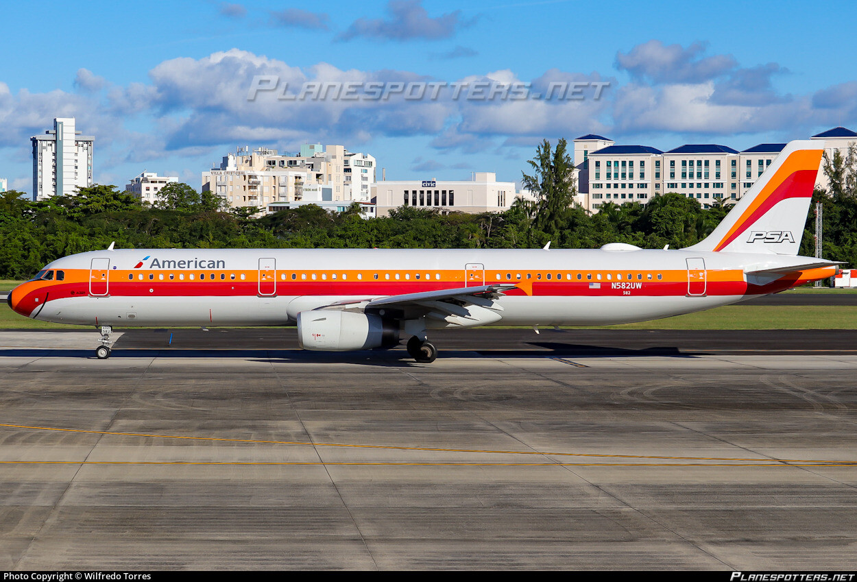 AAL / A321 - American Airlines (PSA Heritage livery) - Livery - World ...