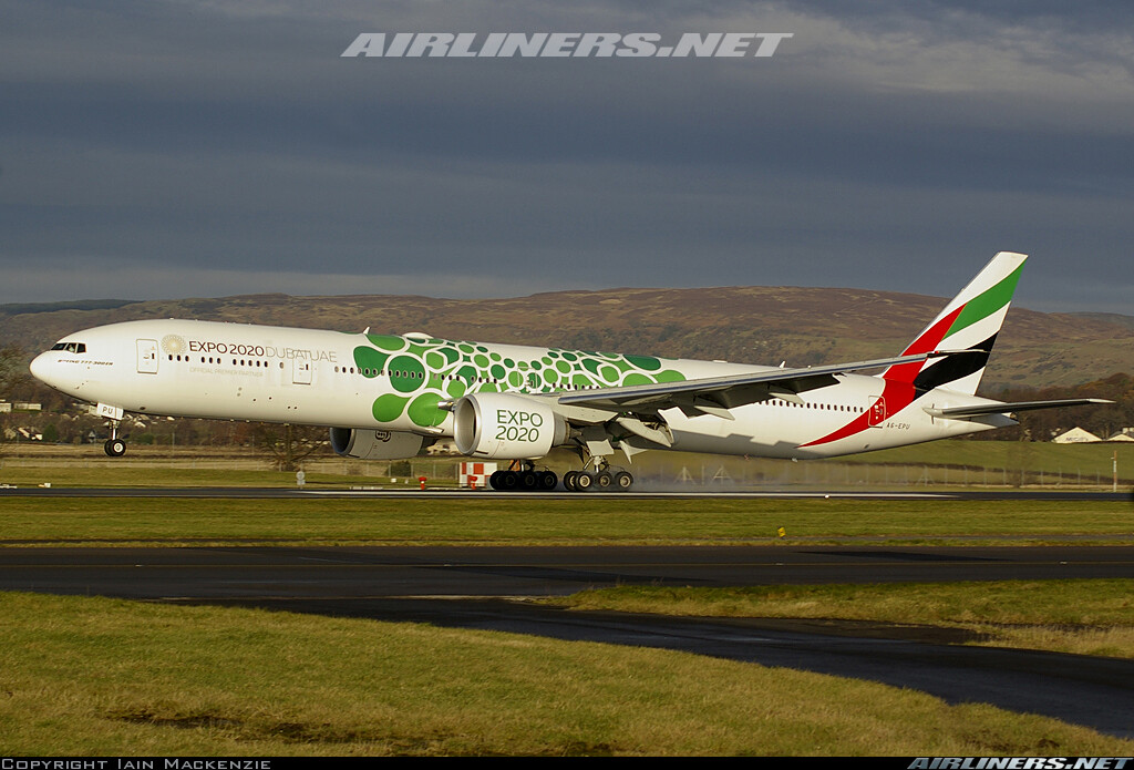 UAE / B77W - Emirates (Expo 2020 livery) - Livery - World of Airports forum