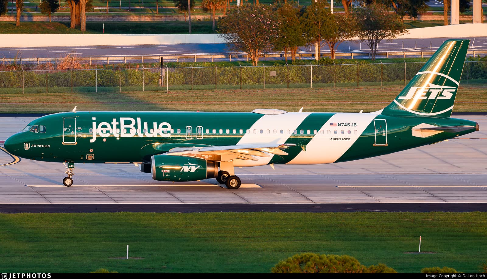 JBU / A320 - JetBlue (New York Jets 2025 livery) - Livery - World of ...